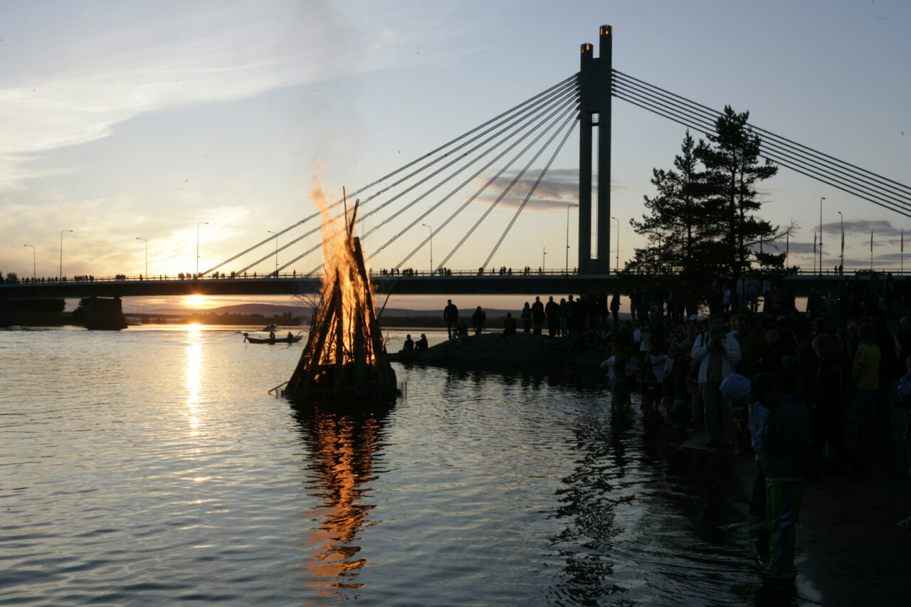 Midsummer Eve In Rovaniemi